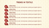 Free Textile Presentation Theme for Google Slides and PowerPoint