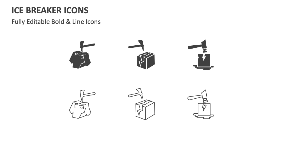 Ice Breaker Icons for Google Slides and PowerPoint