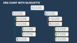 ORG Chart with Silhouette Template for PowerPoint and Google Slides ...