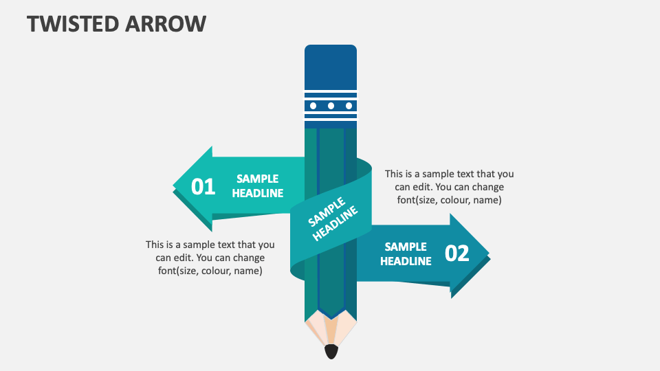 Twisted Arrow PowerPoint and Google Slides Template - PPT Slides