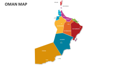 Oman Map for Google Slides and PowerPoint - PPT Slides