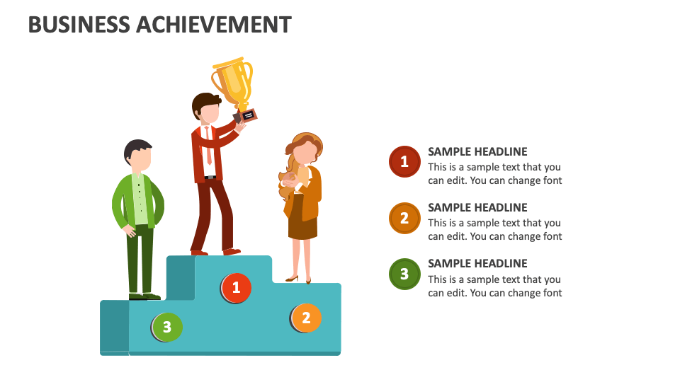 Business Achievement PowerPoint and Google Slides Template - PPT Slides