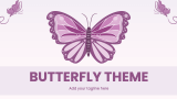 Free Butterfly Presentation Theme for PowerPoint and Google Slides ...