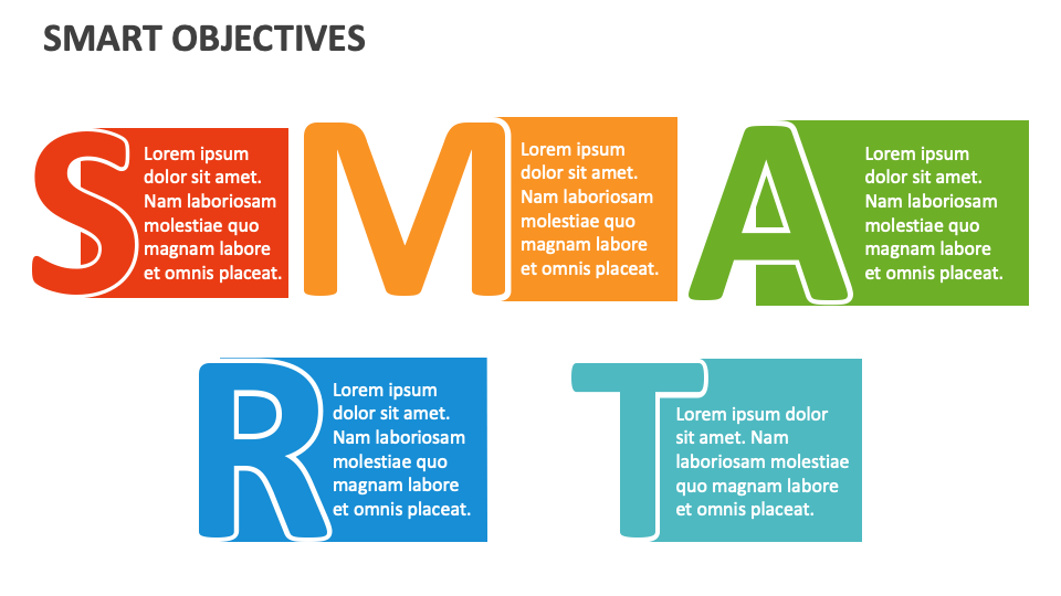 SMART Objectives Template for PowerPoint and Google Slides - PPT Slides