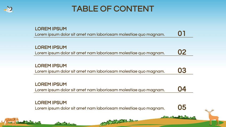 Free - Animal Habitat Presentation Template for Google Slides and ...