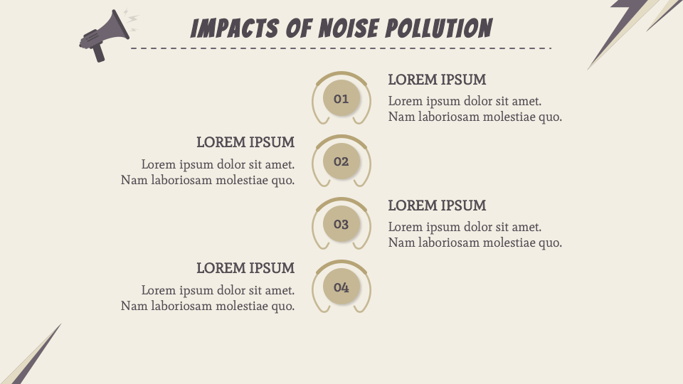 Free Noise Pollution Presentation Theme for Google Slides and PowerPoint Free Noise Pollution Presentation Theme for Google Slides and PowerPoint