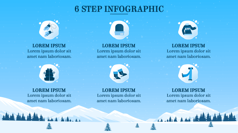 Free Falling Snow Presentation Theme for Google Slides and PowerPoint