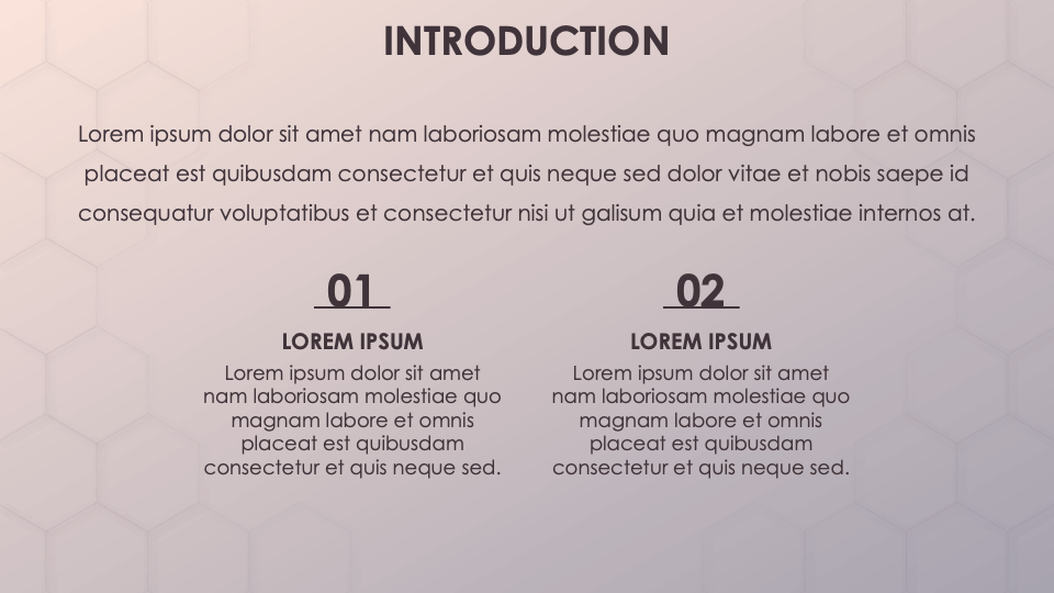 Free Hexagons Pattern Background Presentation for Google Slides and ...