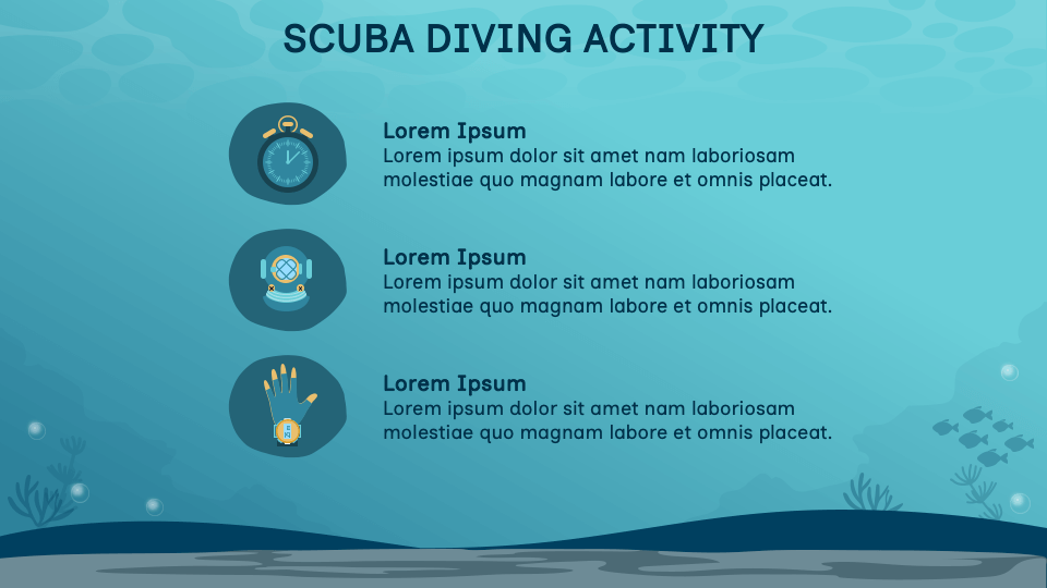 Free Scuba Diving Presentation for Google Slides and PowerPoint