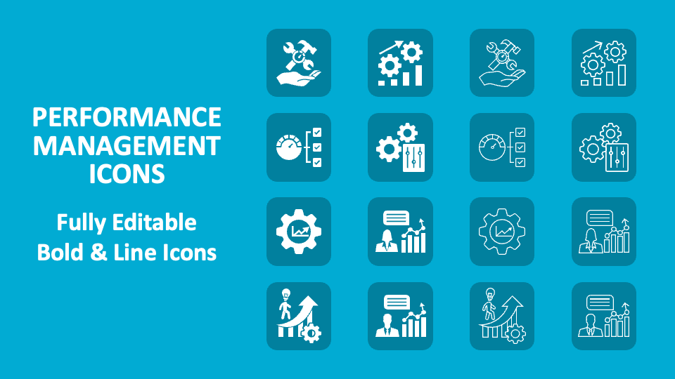 Performance Management Icons for PowerPoint and Google Slides - PPT Slides