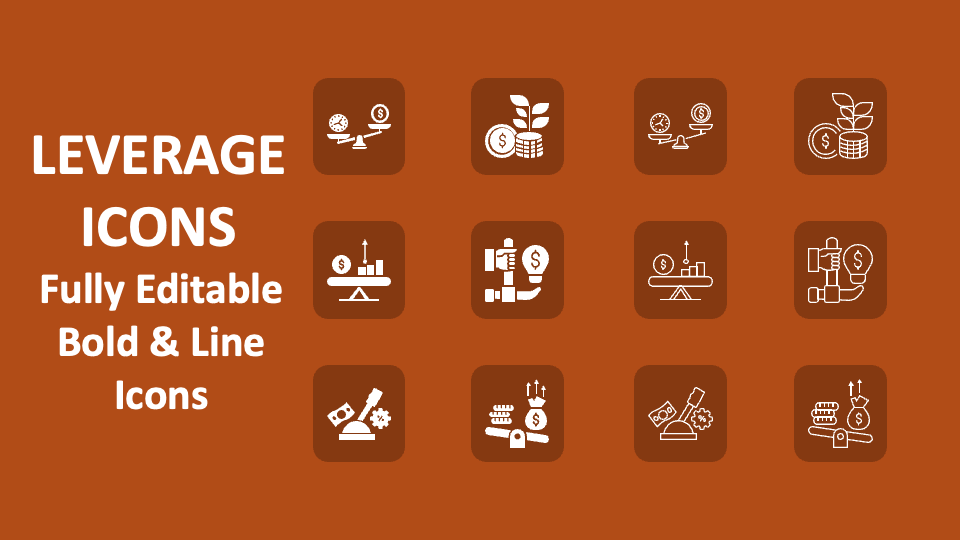 Leverage Icons for Google Slides and PowerPoint