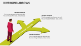 Diverging Arrows PowerPoint and Google Slides Template - PPT Slides