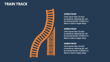 Train Track Template for PowerPoint and Google Slides - PPT Slides