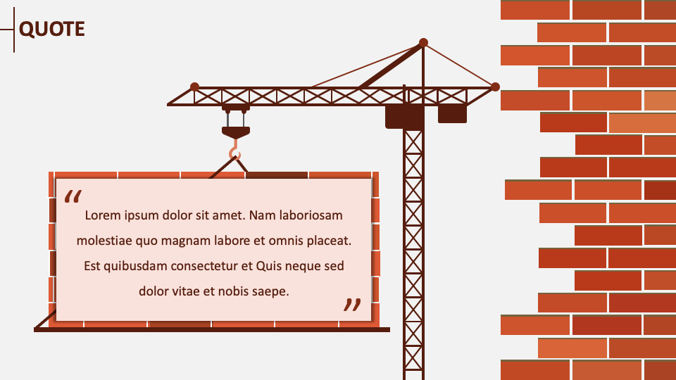 Brick Wall Presentation Theme for PowerPoint and Google Slides - PPT Slides