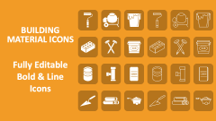 Building Material Icons for PowerPoint and Google Slides - PPT Slides