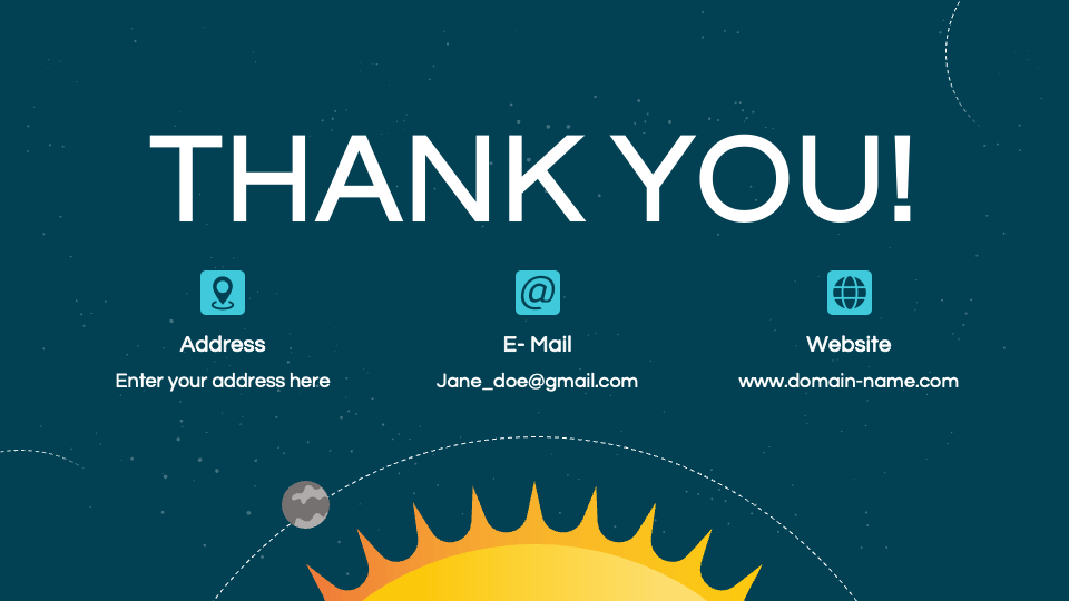 Free Solar System Theme for Google Slides and PowerPoint