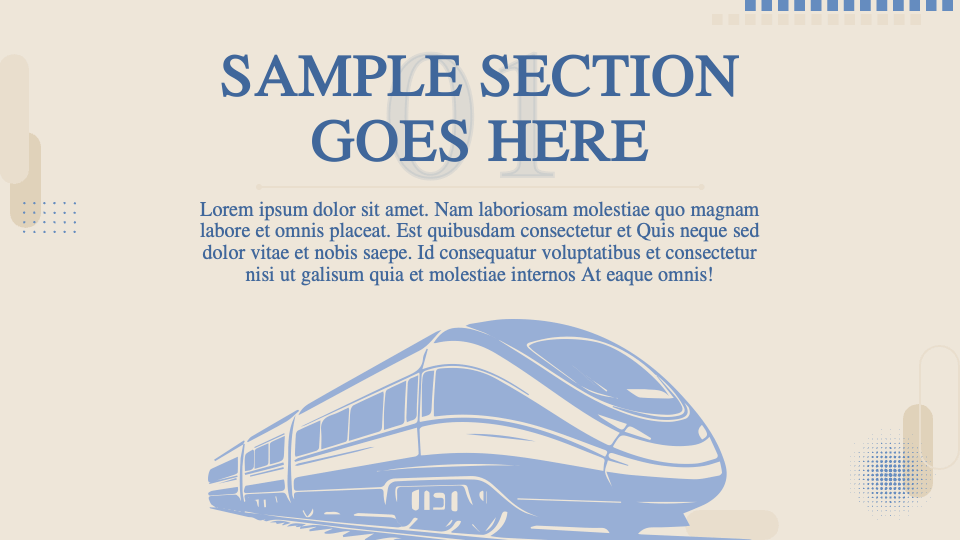 Free Railway Presentation Theme for Google Slides and PowerPoint