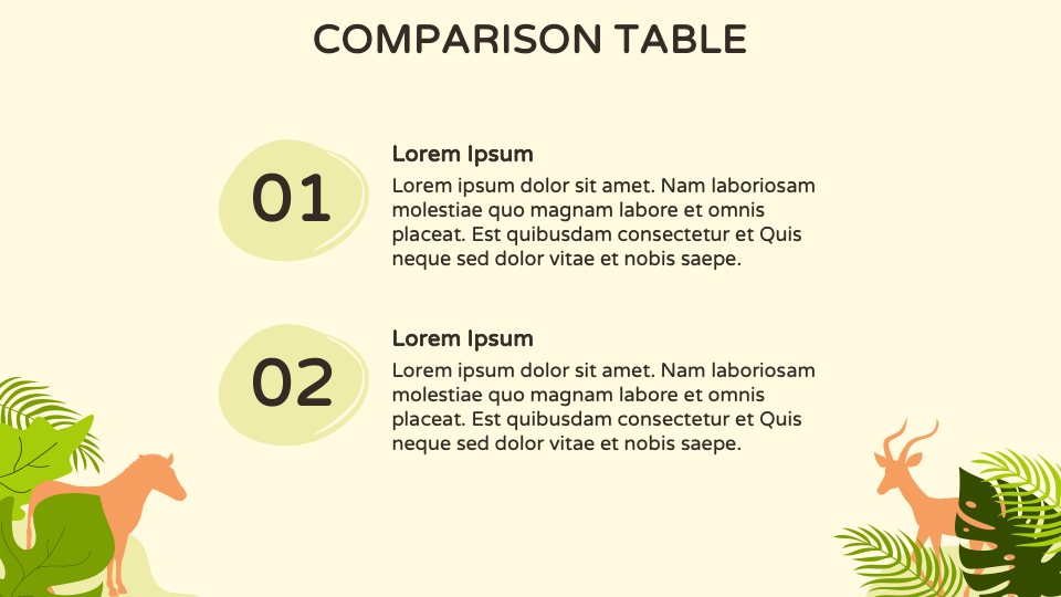 Free Animals and Plants Presentation Theme for Google Slides and PowerPoint