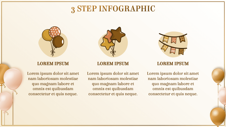 Free Balloons Birthday Party Presentation Theme for Google Slides and PowerPoint