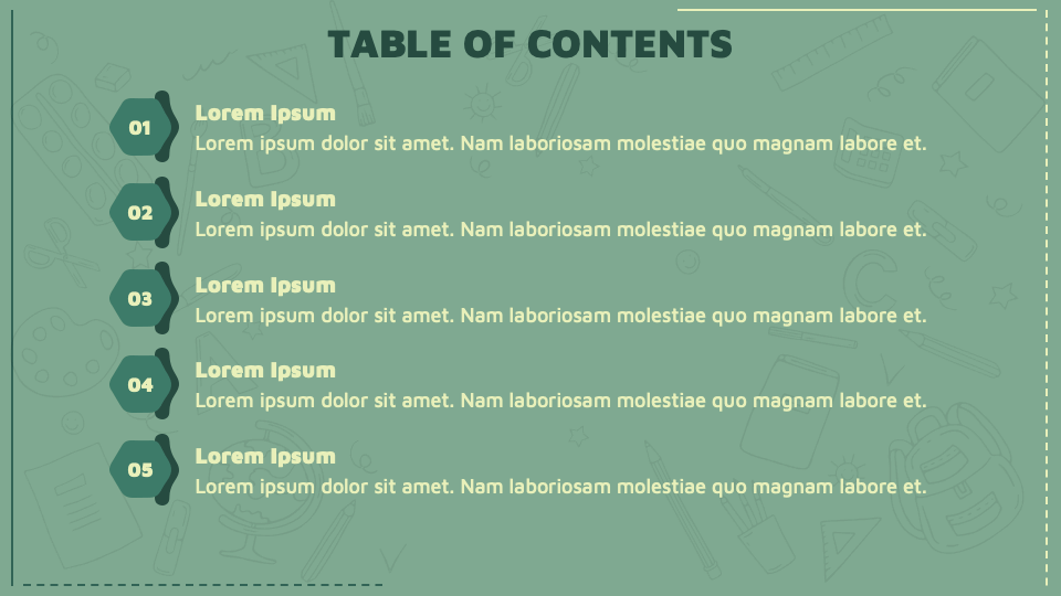 Free High School Presentation Theme for Google Slides and PowerPoint