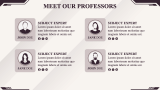 Free Meet Our Professors Presentation Template for Google Slides and ...