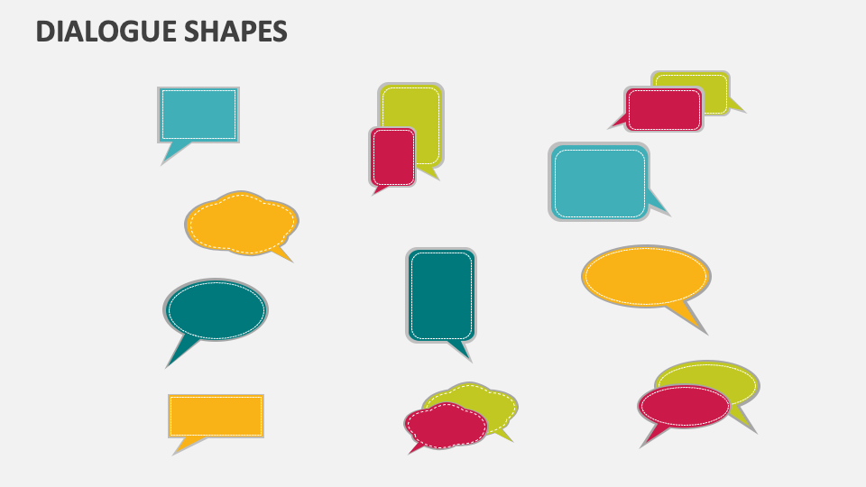 Dialogue Shapes Template for PowerPoint and Google Slides - PPT Slides