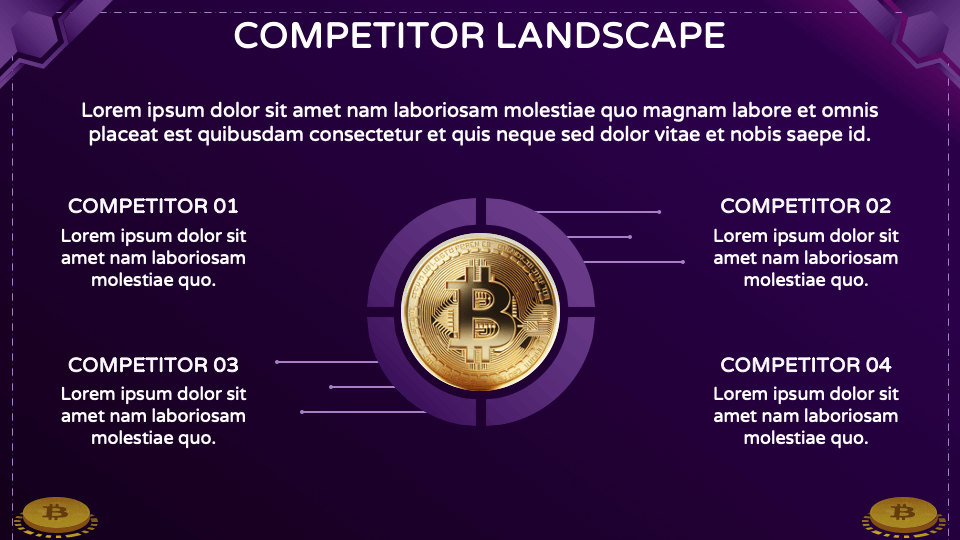 Bitcoin Company Pitch Deck for Google Slides and PowerPoint - PPT Slides