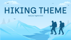 Free Hiking Presentation Theme for Google Slides and PowerPoint
