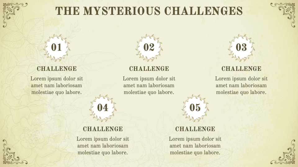 Free - Elegant Vintage Style Presentation Theme for Google Slides and ...