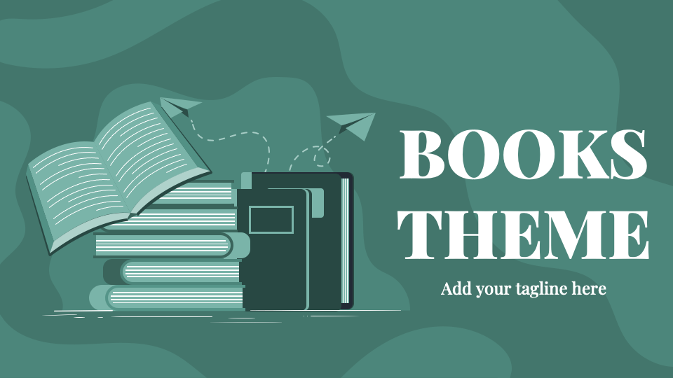 Books Presentation Theme for PowerPoint and Google Slides - PPT Slides