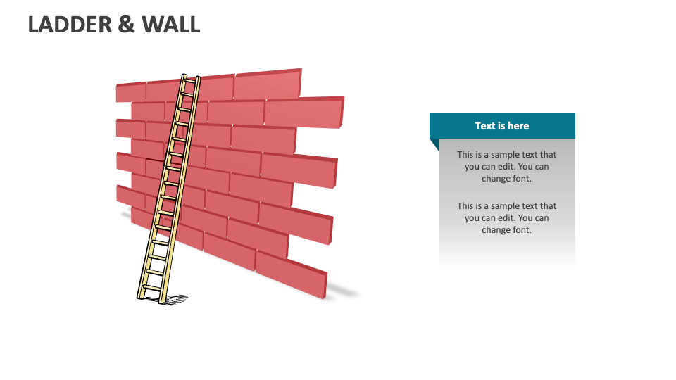Ladder and Wall Template for PowerPoint and Google Slides - PPT Slides