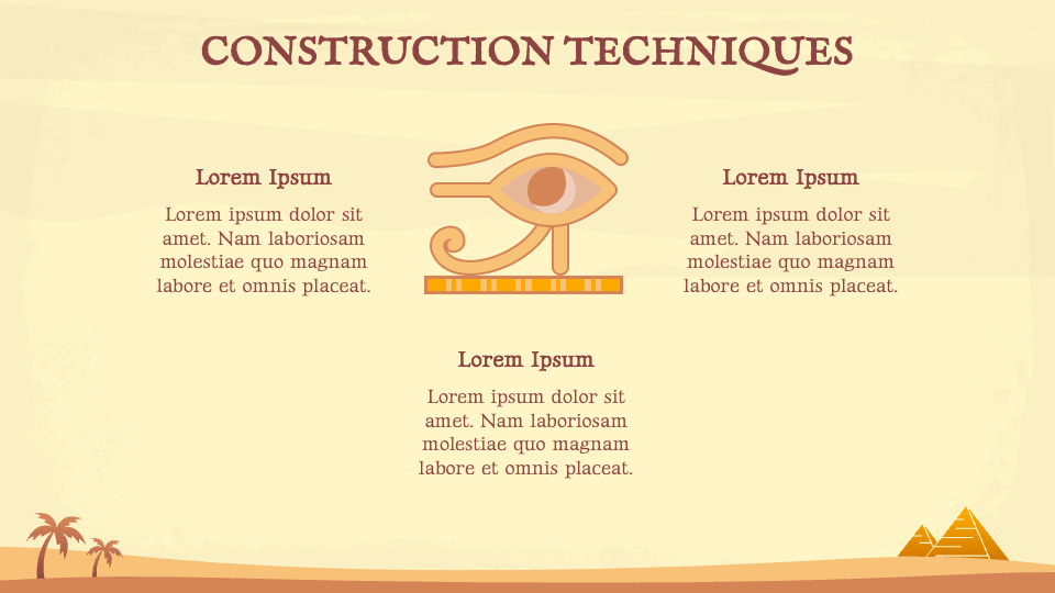 Free Egyptian Pyramids Presentation for Google Slides and PowerPoint