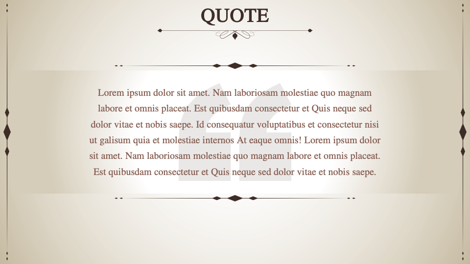 Free Classic Presentation Theme for Google Slides and PowerPoint