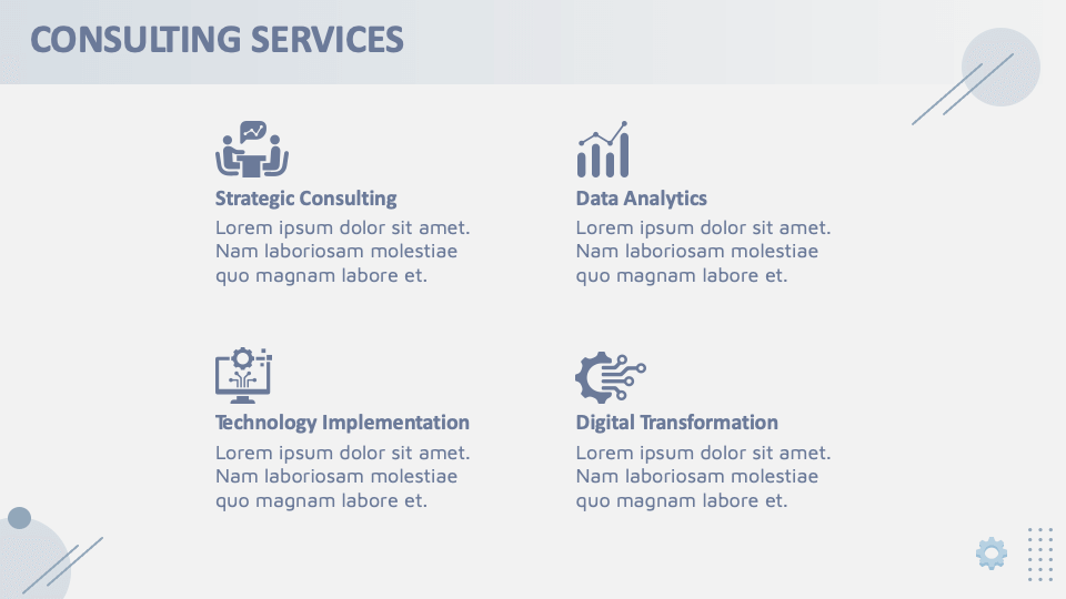 Digital Technology Consulting Presentation for Google Slides and PowerPoint