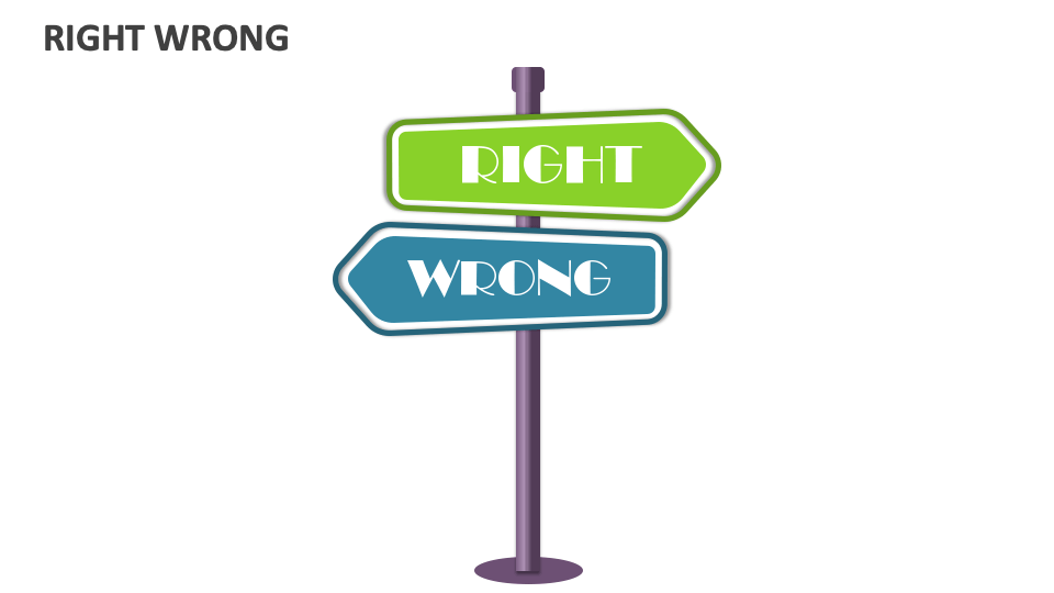 Right Wrong PowerPoint and Google Slides Template - PPT Slides
