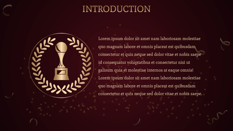 Free Award Ceremony Presentation Theme for Google Slides and PowerPoint