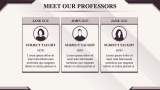 Free Meet Our Professors Presentation Template for Google Slides and ...