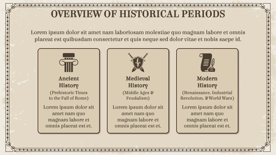 Free History Presentation Theme for Google Slides and PowerPoint - PPT ...