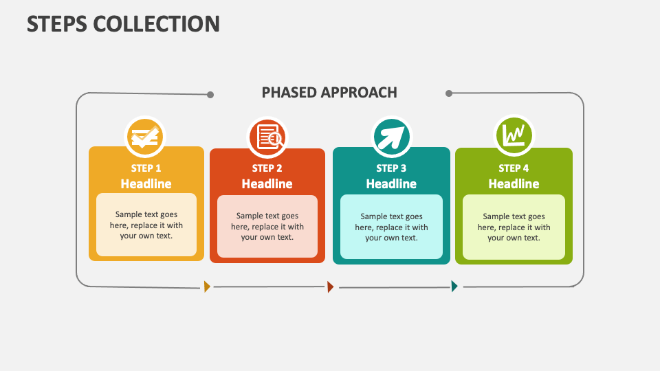 Steps Collection Template for PowerPoint and Google Slides - PPT Slides