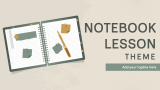 Free Notebook Lesson Presentation Theme for Google Slides and PowerPoint