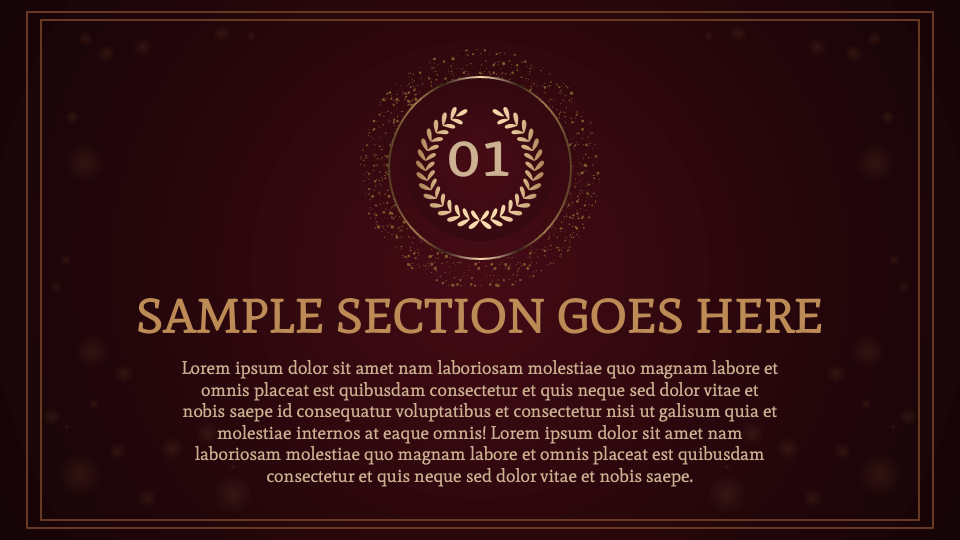 Free Award Ceremony Presentation Theme for Google Slides and PowerPoint