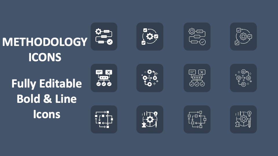 Methodology Icons for PowerPoint and Google Slides - PPT Slides
