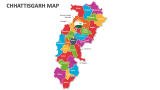Chhattisgarh Map for Google Slides and PowerPoint - PPT Slides