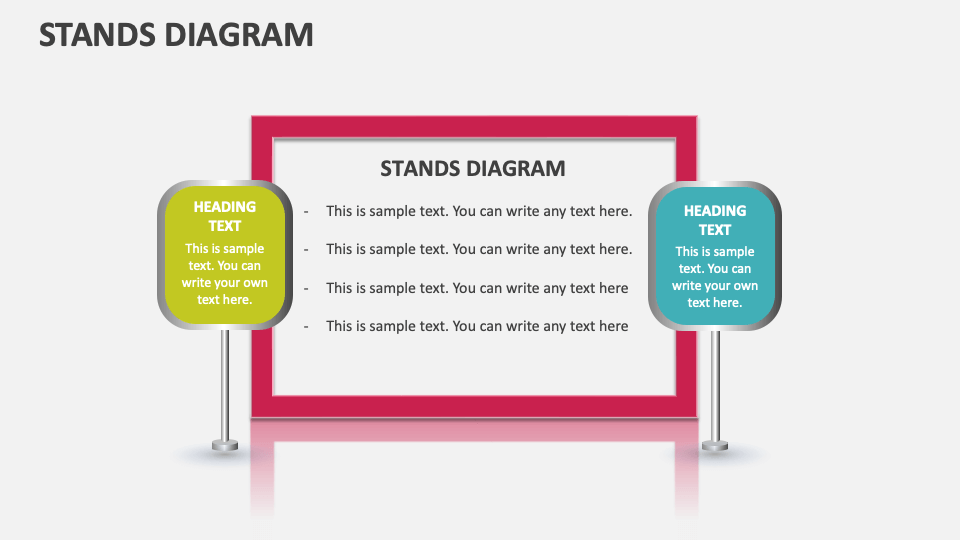 Stands Diagram Template for PowerPoint and Google Slides - PPT Slides