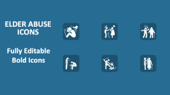 Elder Abuse Icons for Google Slides and PowerPoint