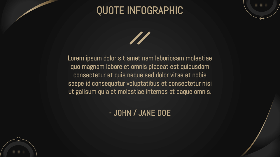 Modern Black Theme for Google Slides and PowerPoint