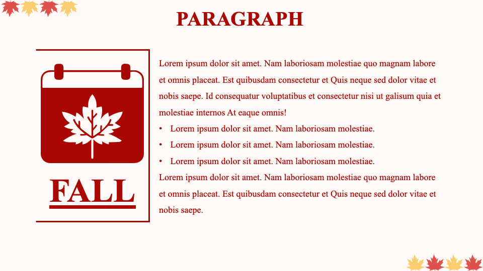 Fall Theme for PowerPoint and Google Slides - PPT Slides