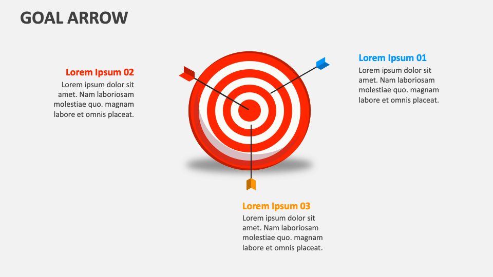 Goal Arrow Template for Google Slides and PowerPoint - PPT Slides