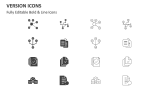 Version Icons for Google Slides and PowerPoint