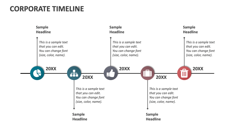 Corporate Timeline PowerPoint and Google Slides Template - PPT Slides